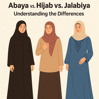 Abaya vs. Hijab vs. Jalabiya – Key Differences in Islamic Fashion